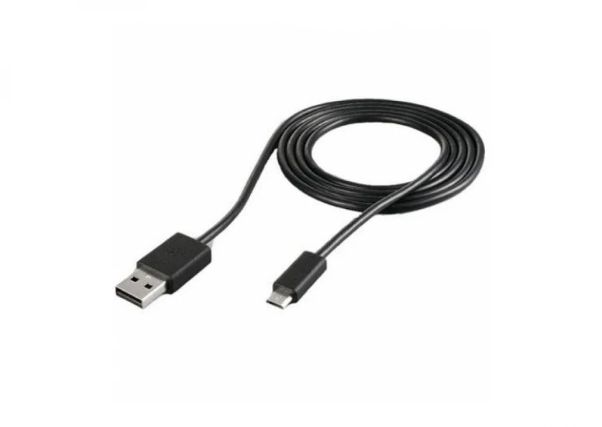 E-Green Kabl 2.0 USB A - USB Micro-B M/M 1m crni