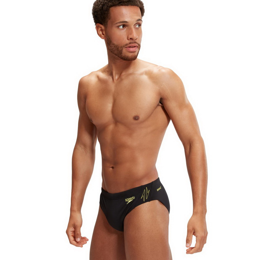 Speedo Hyper Boom Splice 7cm Black Yellow