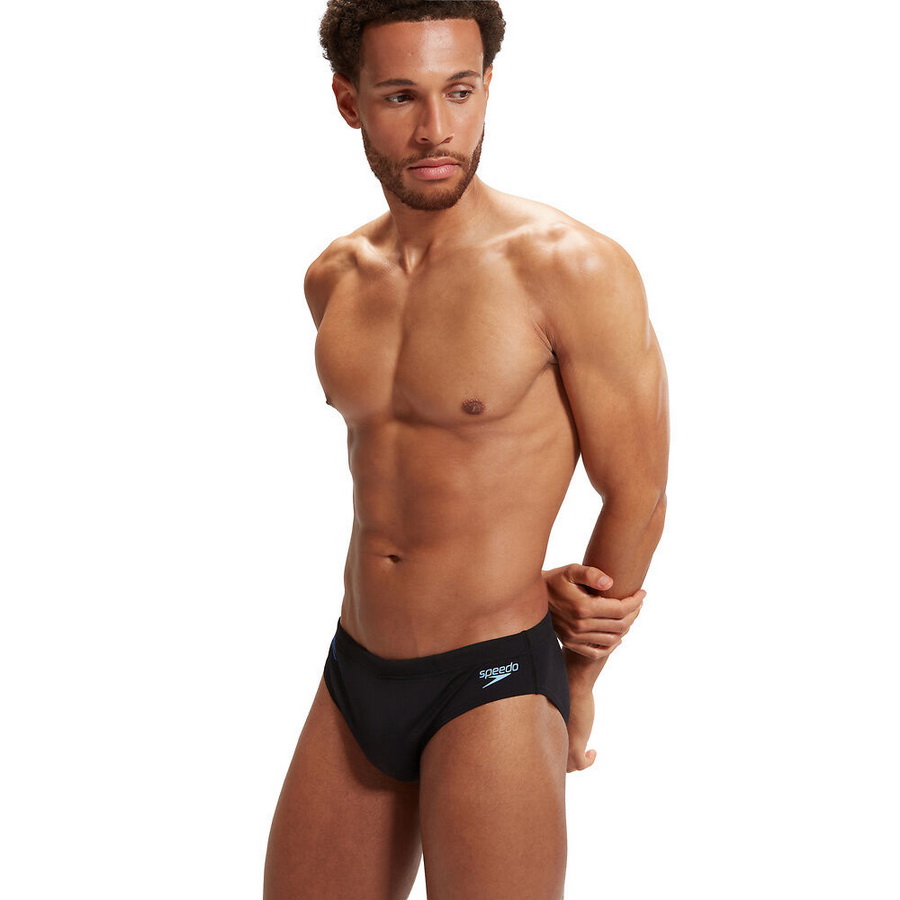 Speedo Tech Panel Brief Black Blue