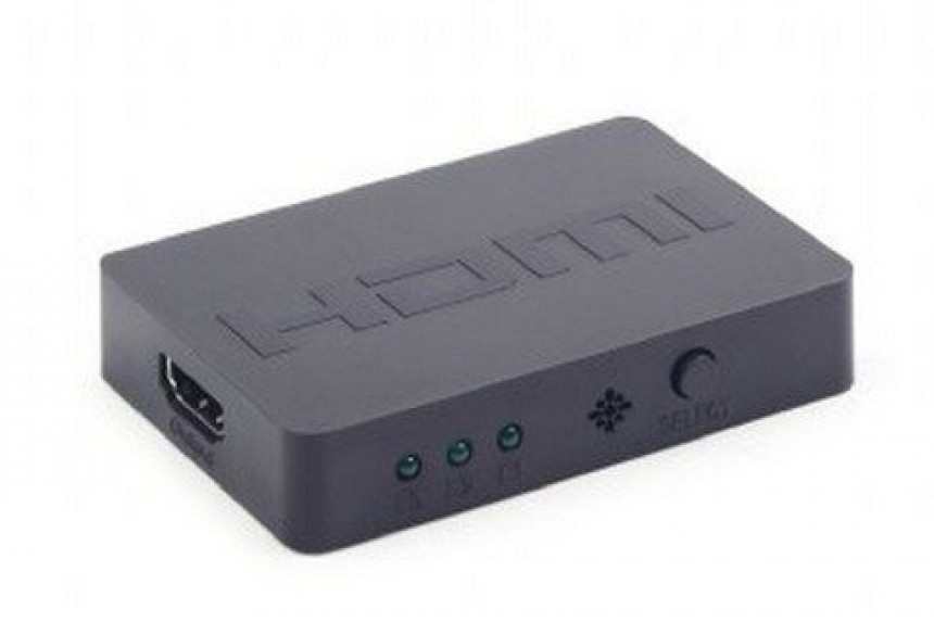 DSW-HDMI-34 Gembird HDMI interface SWITCH, 3 ports, remote 7811