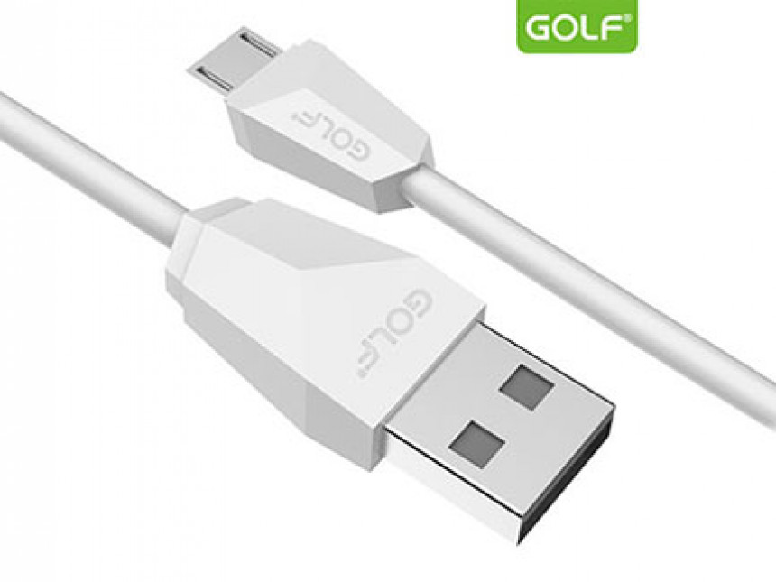 USB kabl na mikro usb 1.5m GOLF GC-27M beli 00G51