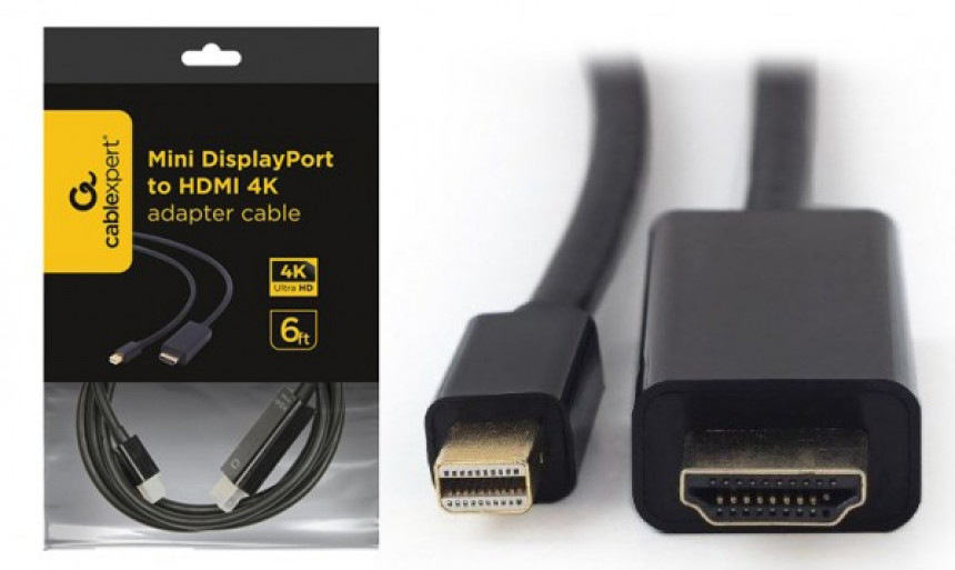 Adapter Gembird Mini Display Port to HDMI4K 1.8m
