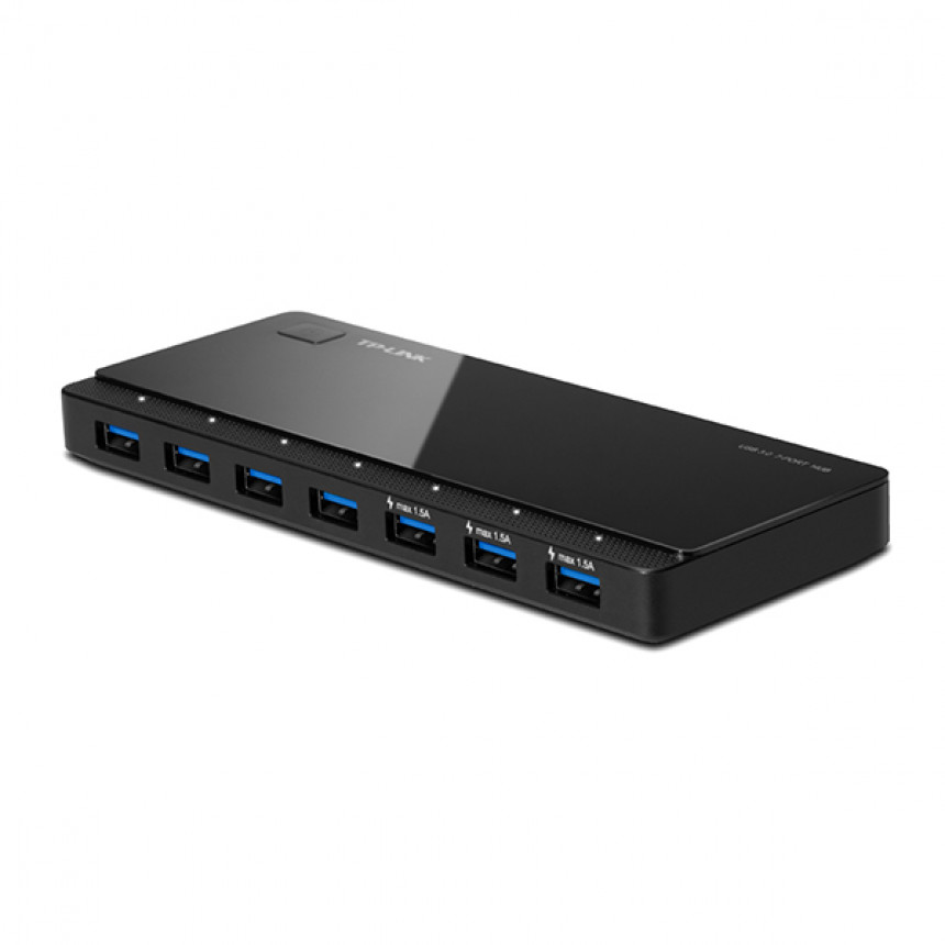 TP-Link UH700 7-portni USB 3.0 hub, desktop, 3 x 5V/1.5A porta za punjenje tableta / mobilnih telefona