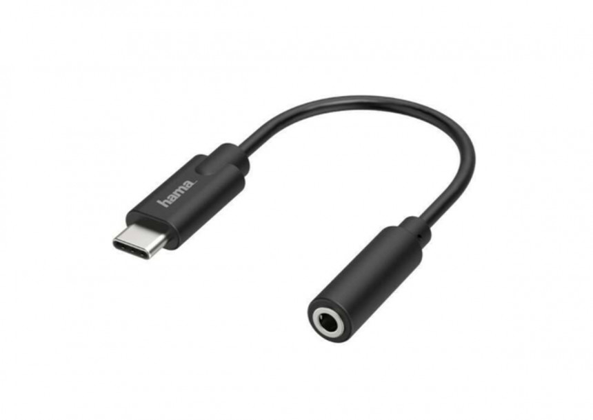 HAMA Adapter za slusalice, USB Tip-C na 3,5mm (zenski)
