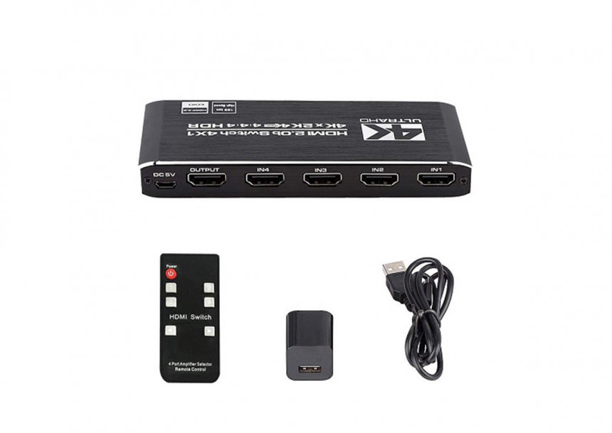 HDMI switcher 4x1 V2.0 4K/60Hz KT-HSW-T241 11-404