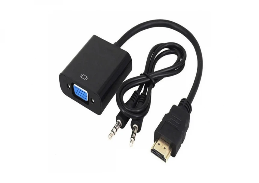 Adapter-konvertor HDMI na VGA (m/&#382;)+ audio