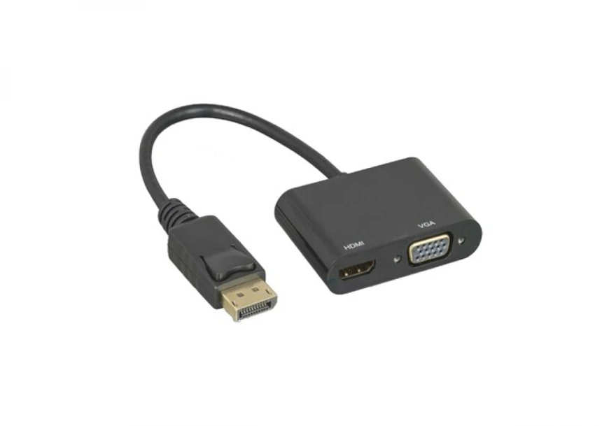 Adapter-konvertor Display Port na HDMI+VGA