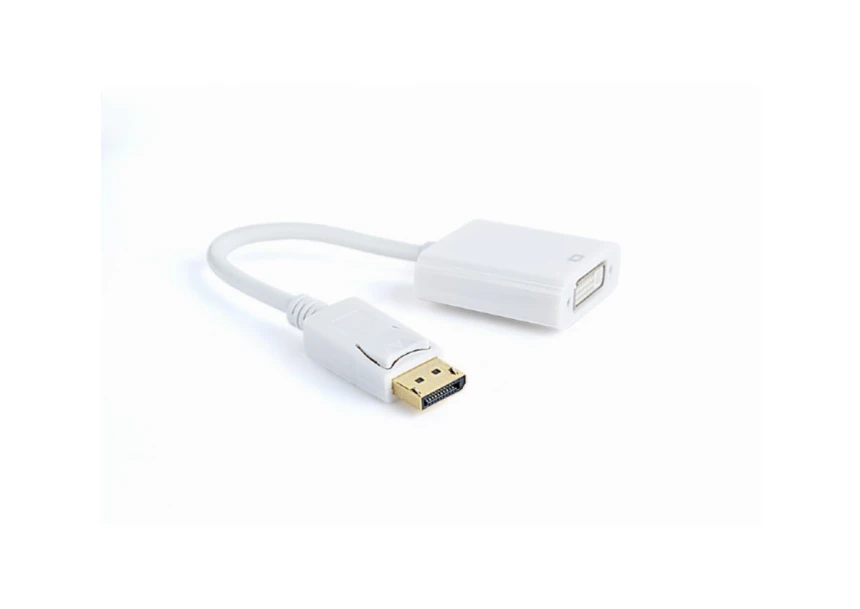 Gembird A-DPM-DVIF-002-W DisplayPort to DVI adapter cable white FO