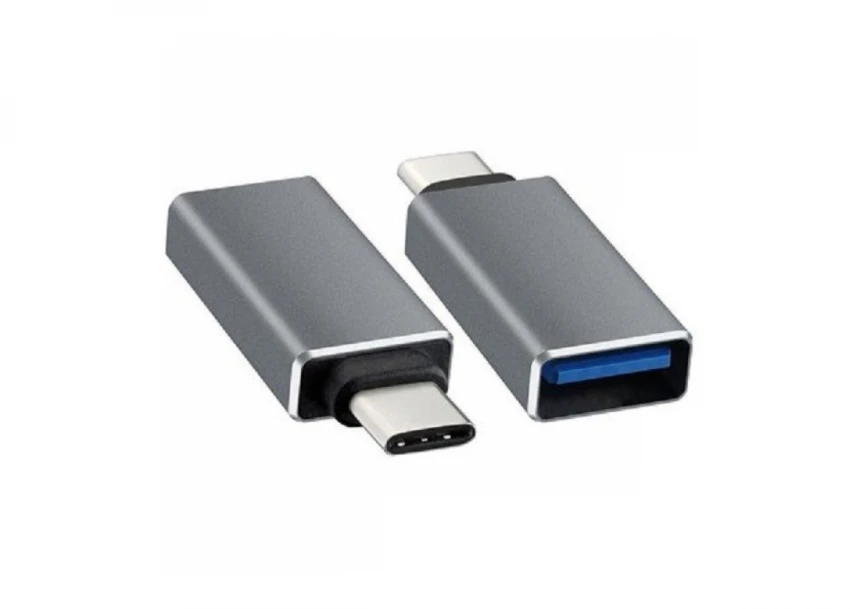 Adapter E-Green USB 3.1 tip C (M)-USB 3.0 (F) crni