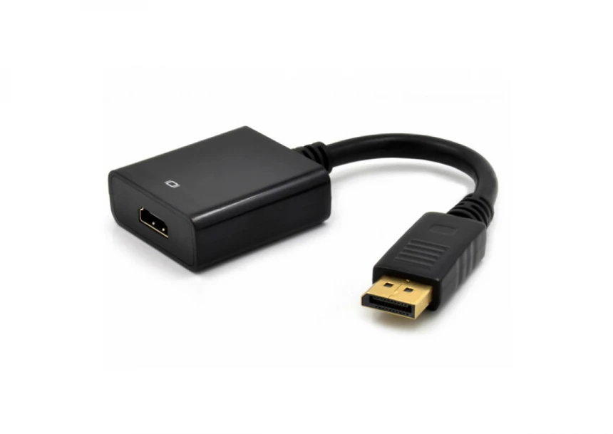 E-Green Adapter DisplayPort (M) - HDMI (F) crni