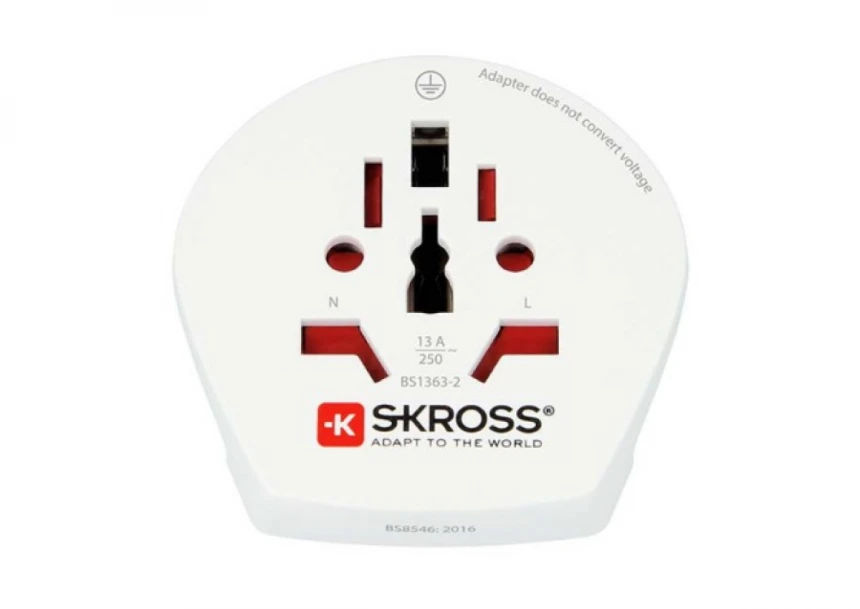 SKR1500211E Travel adapter univerzalni Svetski na Evropski 13A
