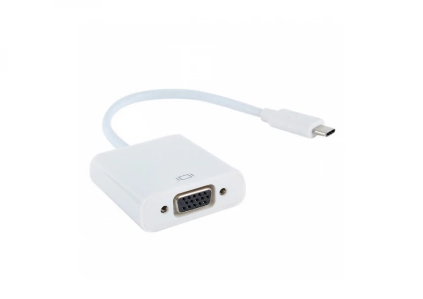 E-Green Adapter USB 3.1 tip C (M) - VGA (F) beli