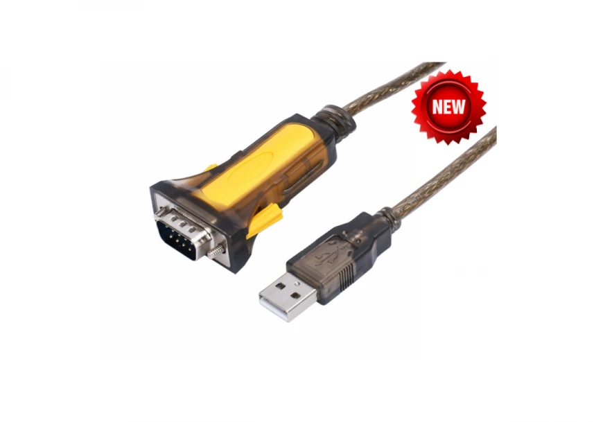 E-Green Adapter USB 2.0 (M) - RS232 (M) sa kablom 1.5m crni
