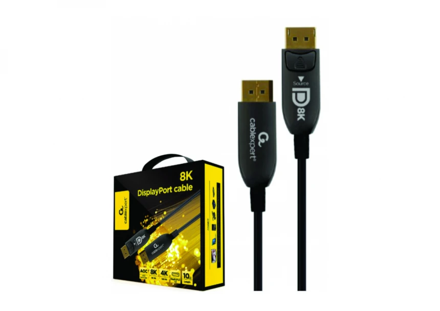 CC-DP8K-AOC-10M Gembird Active Optical Cables (AOC) DisplayPort v.1.4 (8K@60Hz/4K@120Hz) 10m