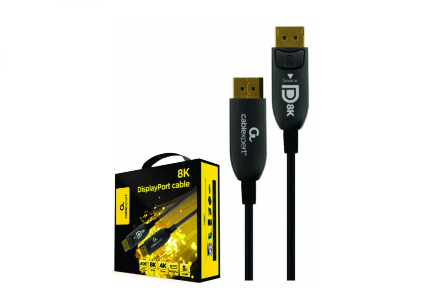 CC-DP8K-AOC-5M Gembird Active Optical Cables (AOC) DisplayPort v.1.4 (8K@60Hz/4K@120Hz) 5m