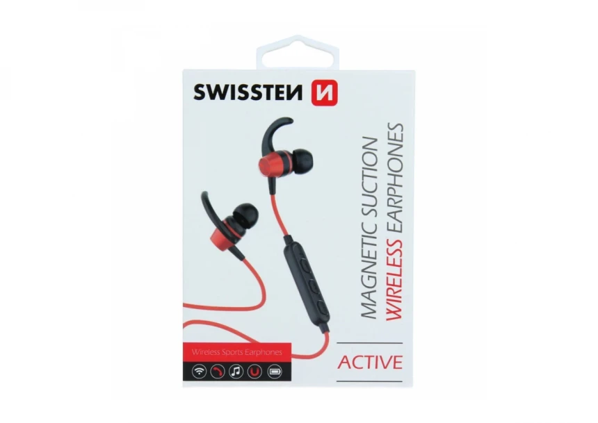 Swissten Bluetooth Slusalice za trcanje Active crv