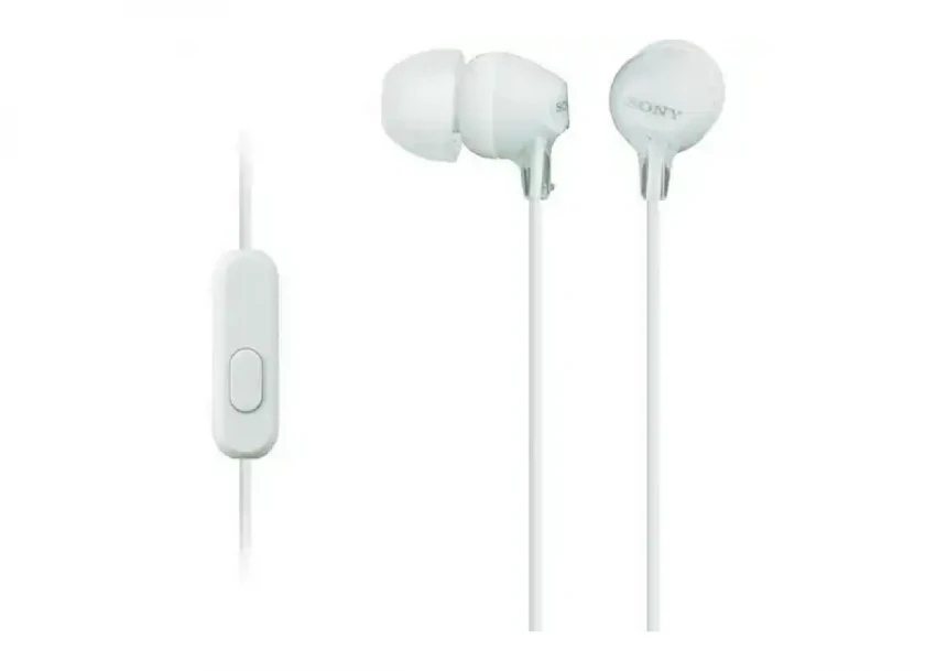 Slušalice sa mikrofonom Sony MDR-EX15APW White