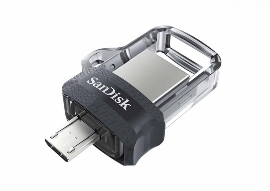 Flash memorija SanDisk 16 GB Dual Drive USB Ultra 128B m30 GreySilver