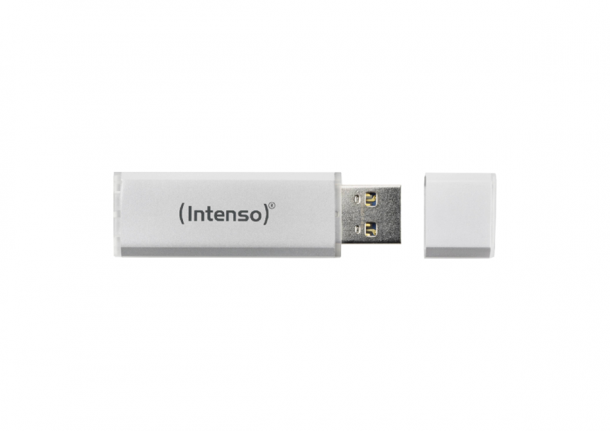 USB INTENSO 64 GB - USB 2.0, ALU SILVER