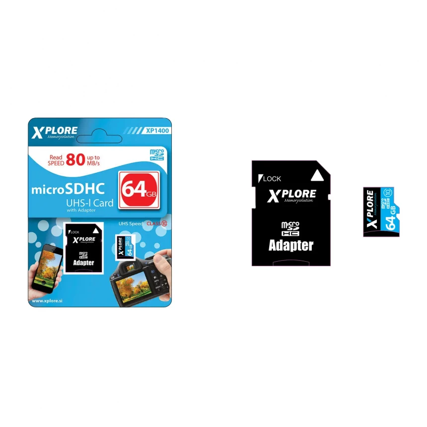 XPLORE MEMORIJSKA KARTICA XP1400 64 GB