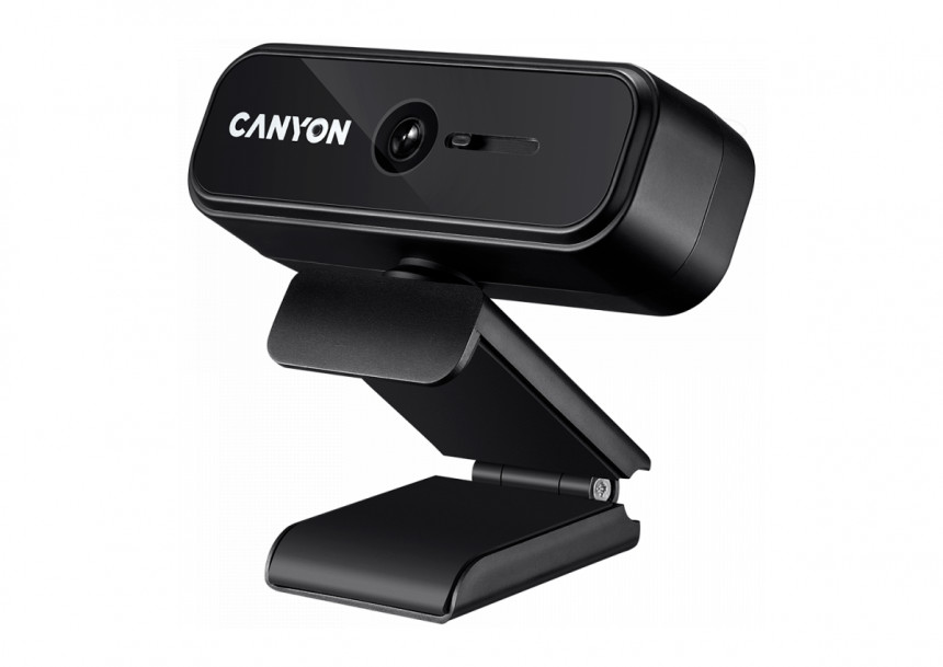 CANYON C2 720P HD 1.0Mega fixed focus webcam with USB2.0. connector, 360° rotary view scope, 1.0Mega pixels, built in MIC, Resolution 1280*720(1920*1080 by interpolation), viewing angle 46°, cable...