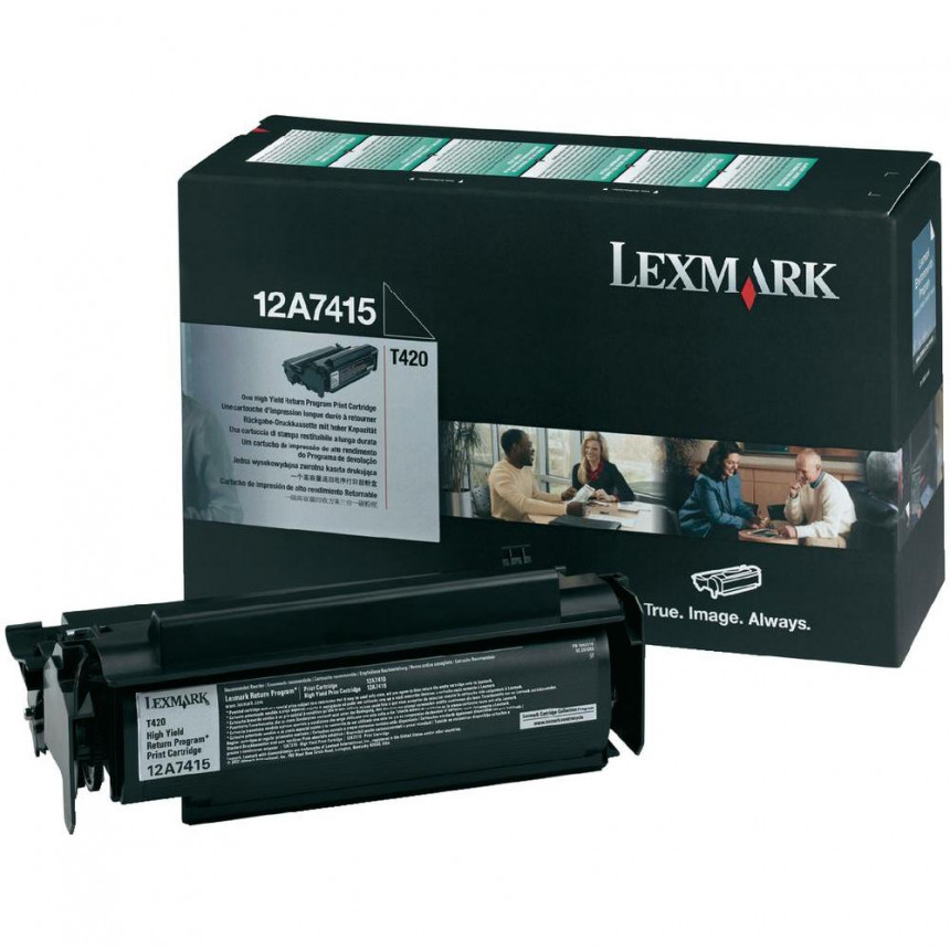 Toner Lexmark 12A7415 Black High T420