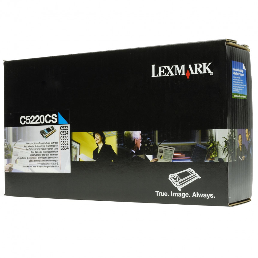 Toner Lexmark C5220CS Cyan Standard C522 C524 C530 C532