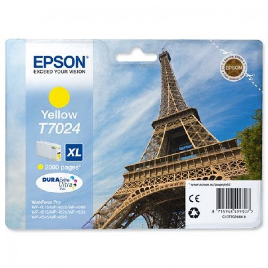 EPSON Ink (T7024) Yellow XL