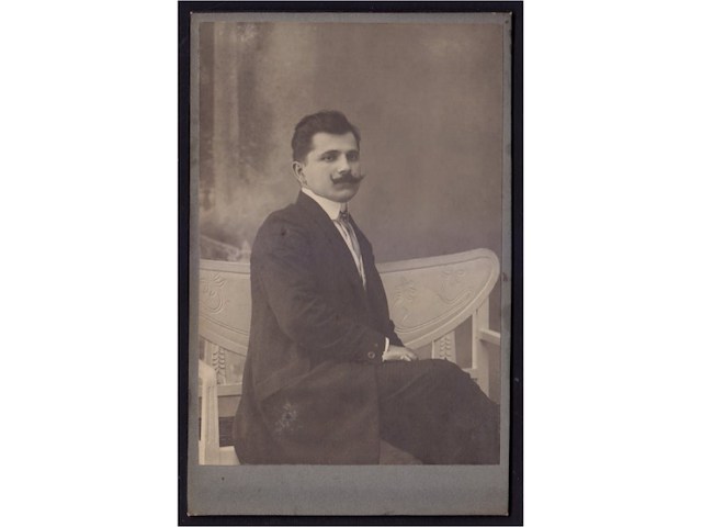 čačak - fotograf Dobrivoj Simic - kartonka c.1910