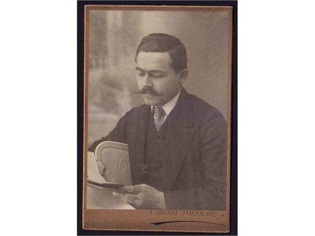 čačak - fotograf Dobrivoj Simic  - kartonka  c.1910