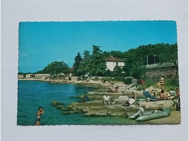 Vrsar - Plaža - Hrvatska - Putovala 1966.g -