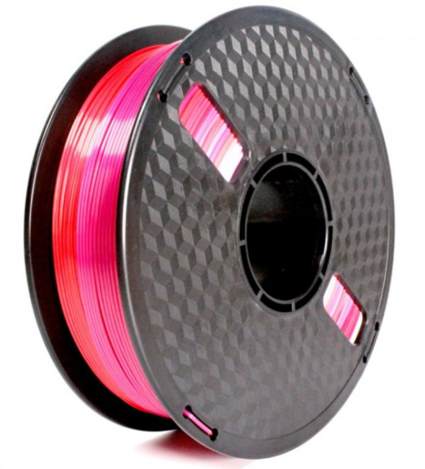 3DP-PLA-SK-01-RP PLA Svilenkasti duga Filament za 3D stampac 1.75mm, kotur 1KG red/purple 43221