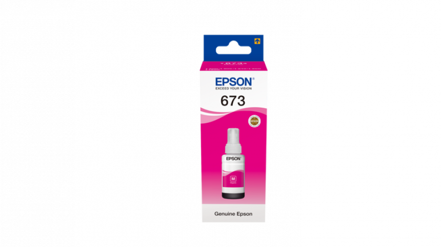 Epson T6733 EcoTank Magenta ink bottle