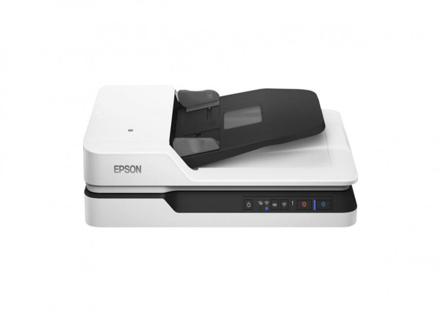 Epson Scanner WorkForce DS-1660W, Flatbed A4, ADF (50 pages), 25 ppm, WiFi, USB 3.2
