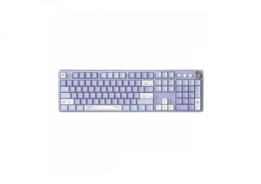 Tastatura AULA F2088PRO Purple/White, mehanicka