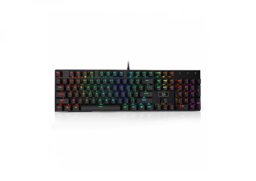 DEVARAJAS black,wired keyboard,red