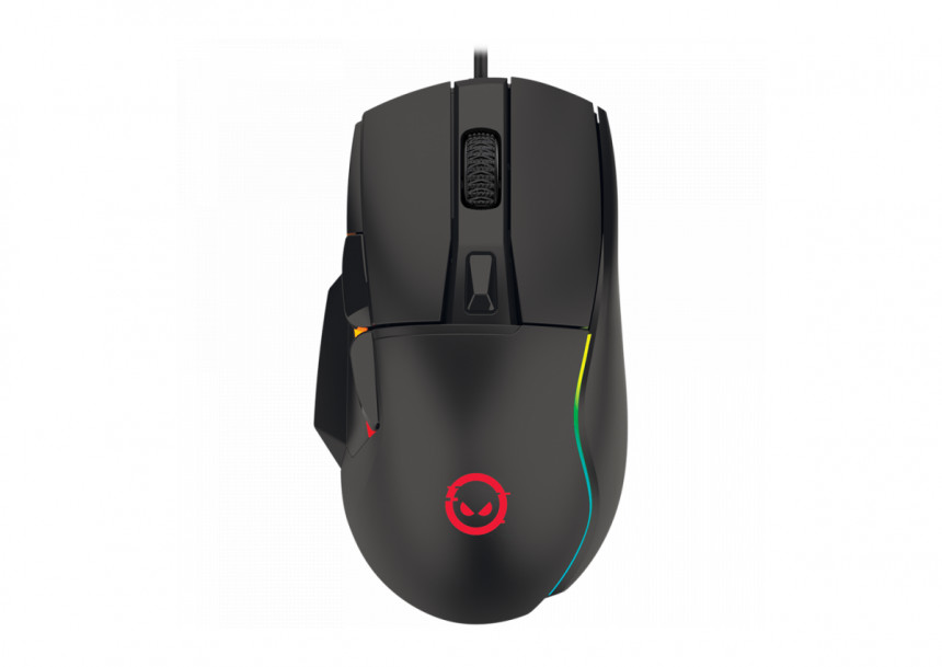 LORGAR Jetter 357, gaming mouse, Optical Gaming Mouse with 6 programmable buttons, Pixart ATG4090 sensor, DPI can be up to 8000, 30 million times key life, 1.8m PVC USB cable, Matt UV coating and ...