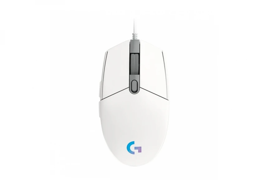 G102 Lightsync Gaming Mouse, White USB