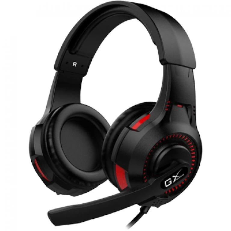 GENIUS HS-G600V crne slušalice sa mikrofonom i vibracijom
