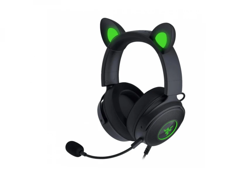 Kraken Kitty V2 Pro - Wired RGB Headset - Black