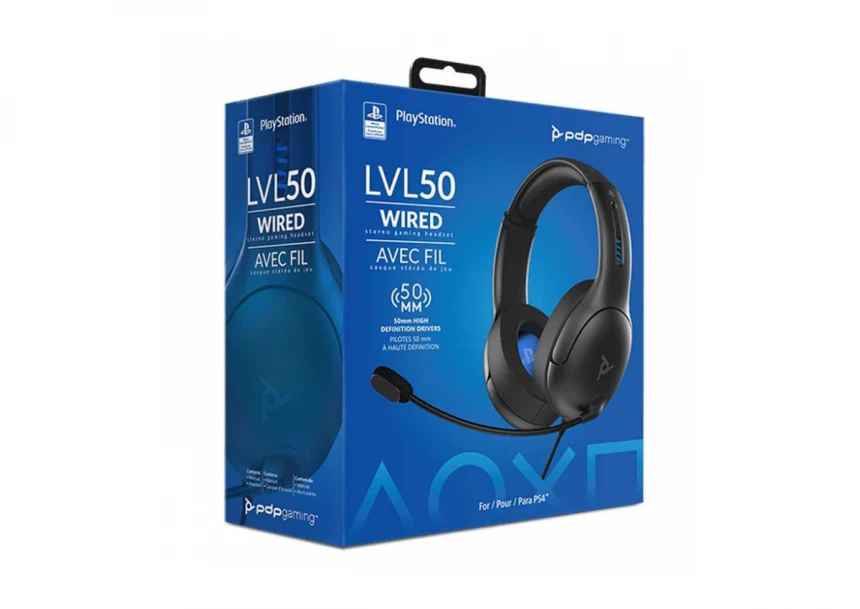 PS4 Wired Headset LVL50