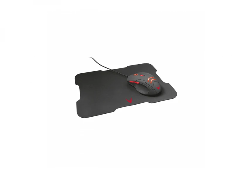 Mouse Omega VSETMPX4 Gaming+podloga 3200DPi