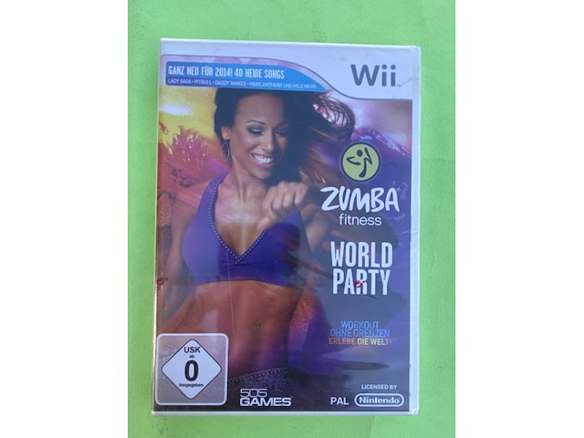 Zumba World Party - Nintendo Wii igrica - Novo