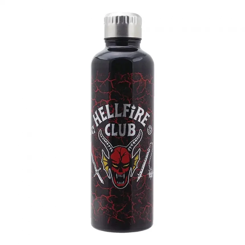 Stranger Things - Hellfire Club Metal Water Bottle
