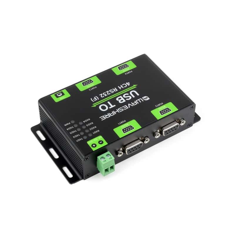 Industrijski izolovani USB na 4-Ch RS232 (Ž) konverter, USB To Serial Adapter, FT4232HL čip, Mac / Linux / Android / Windows
