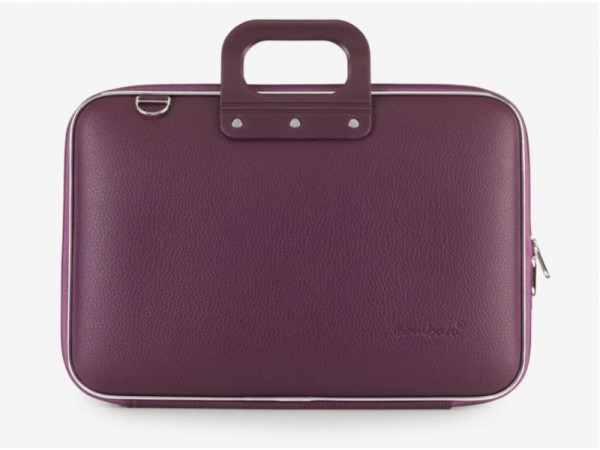 Torba BOMBATA Classic Vinil 15 Plum Purple