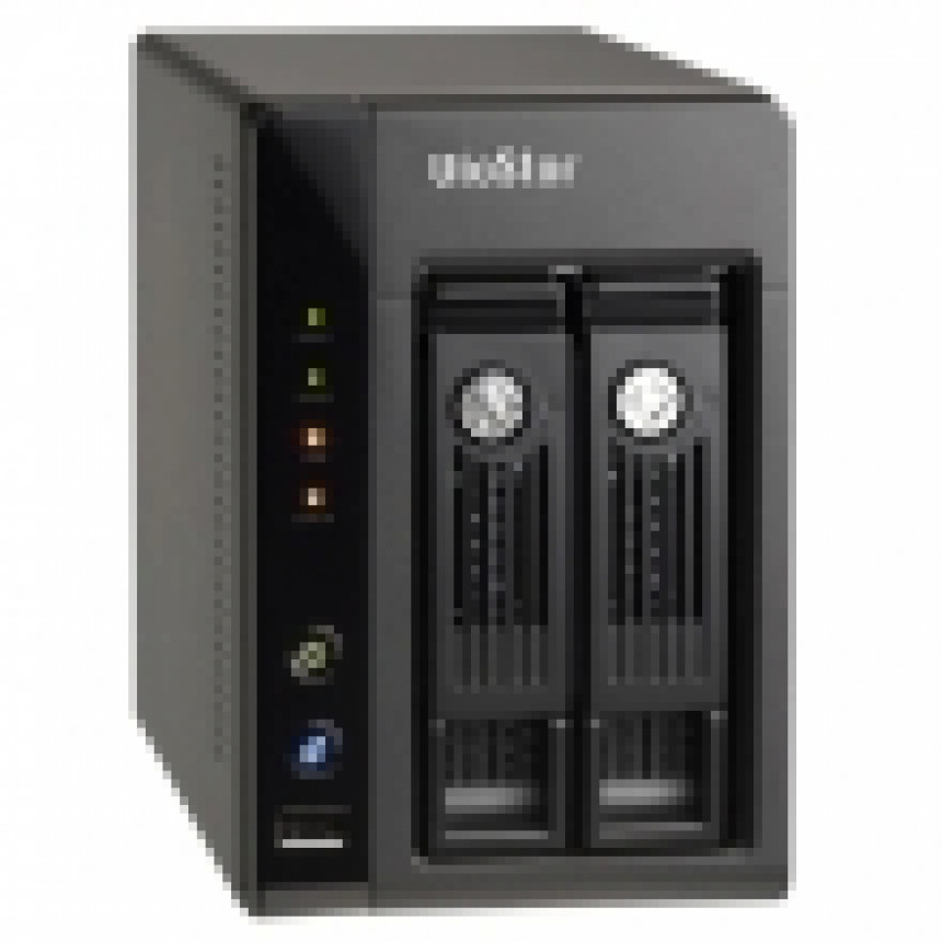 QNAP VS-2008Pro VioStor NVR server 2 x hot-swapp HDD bays, 8 x IP camera, Intelligent video analytics, Multi-NVR monitoring, VGA