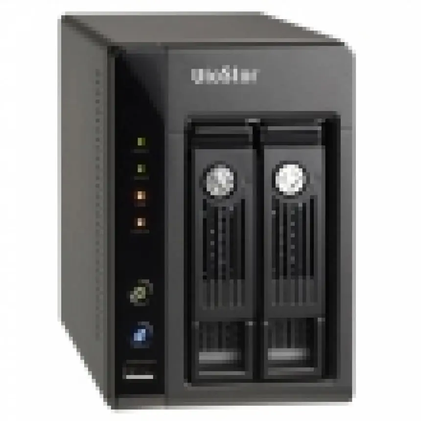 QNAP VS-2008Pro VioStor NVR server 2 x hot-swapp HDD bays, 8 x IP camera, Intelligent video analytics, Multi-NVR monitoring, VGA