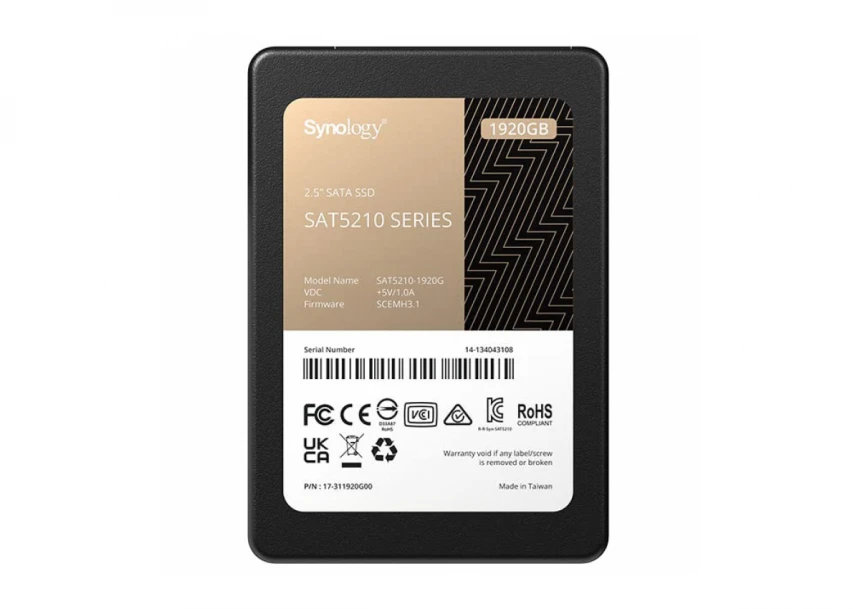 Serverski SSD 1.92TB SYNOLOGY SAT5210-1920T
