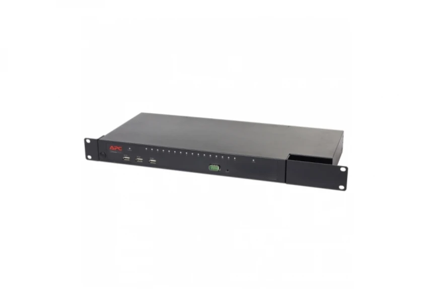 APC KVM 2G, Digital/IP, 1 Remote/1 Local User, 16 Ports with Virtual Media - FIPS 140-2 KVM1116R